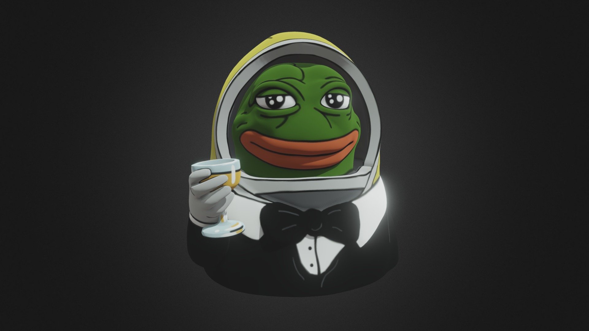 COVID-19 Pepe (3D printing dedicated) - 3D model by Reve Humide ...