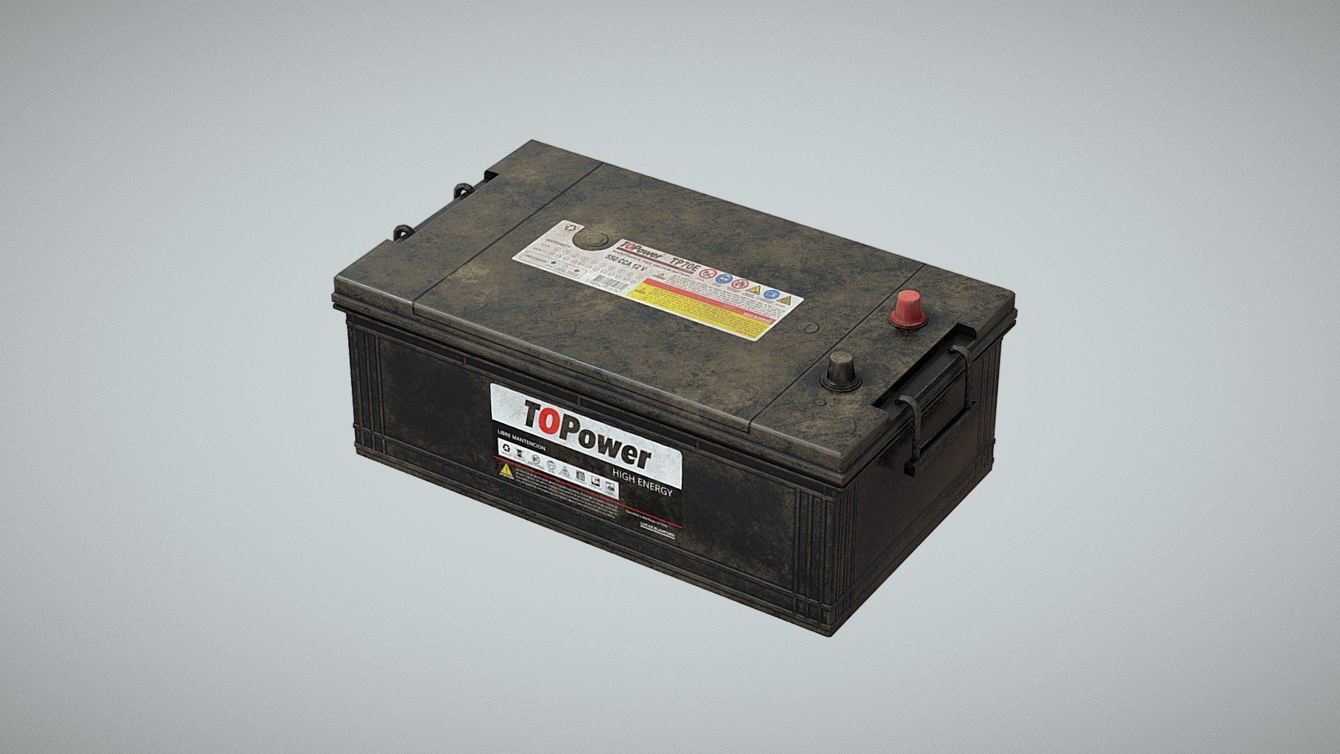 Topower Battery - Buy Royalty Free 3D model by Outlier Spa (@outlier ...
