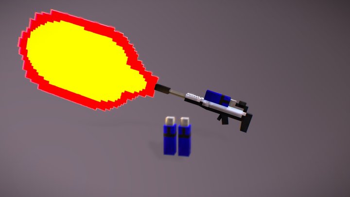Flamethrower 3D models - Sketchfab