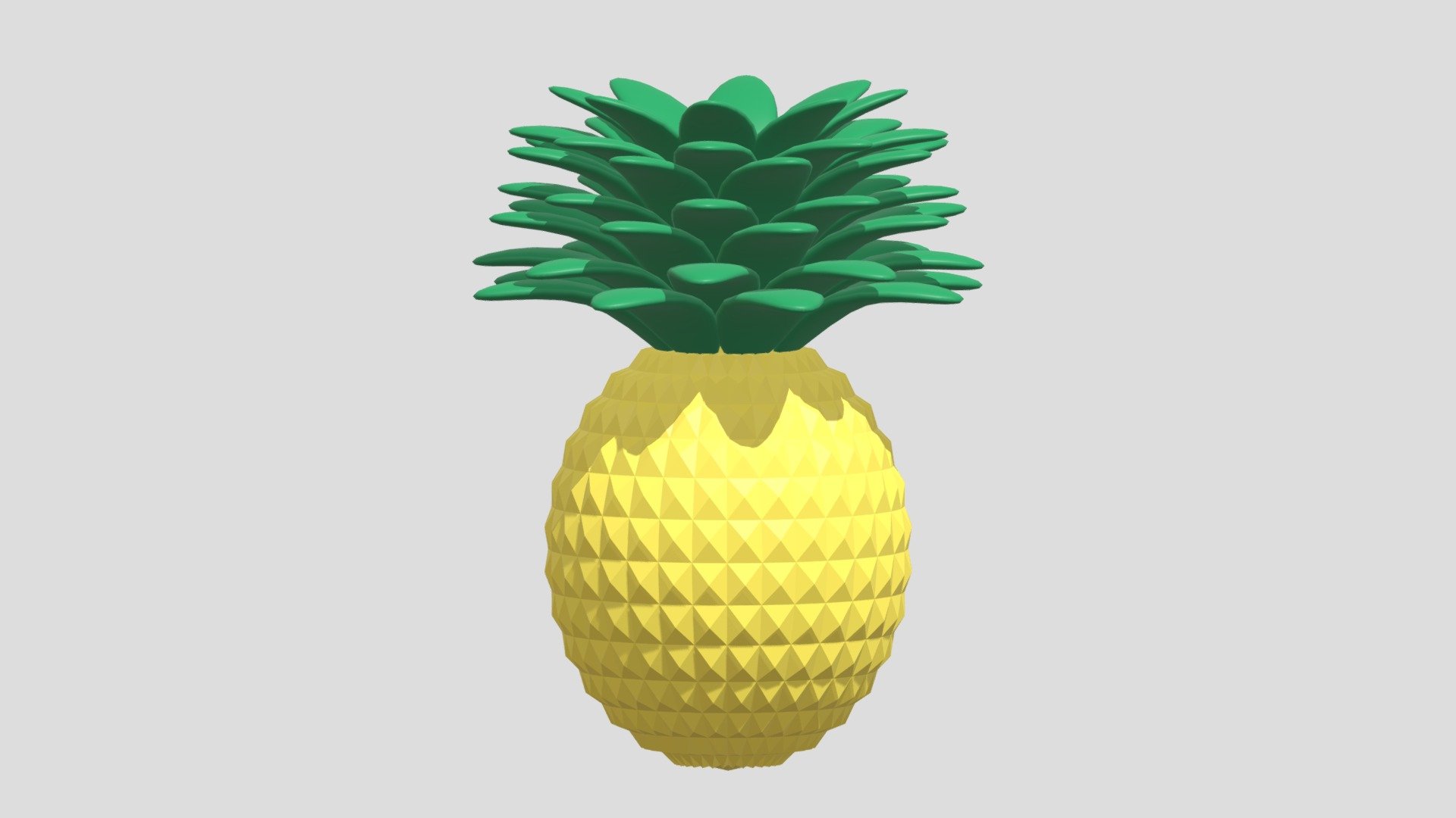 Cartoon Pineapple - Buy Royalty Free 3D model by Philip Storm (@xingyun777) [ae3fbd2 ...