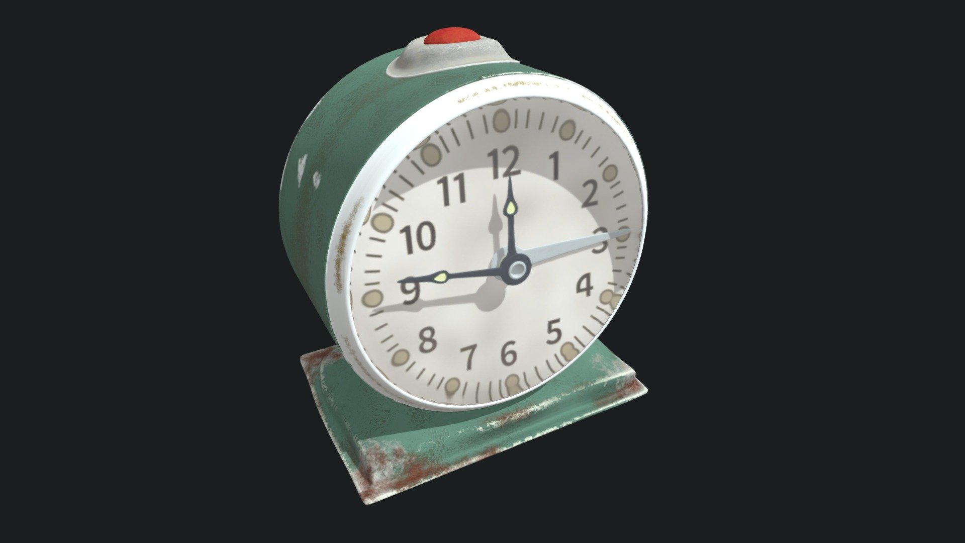 Rusty alarm clock - Download Free 3D model by deltorvik [ae40edd ...