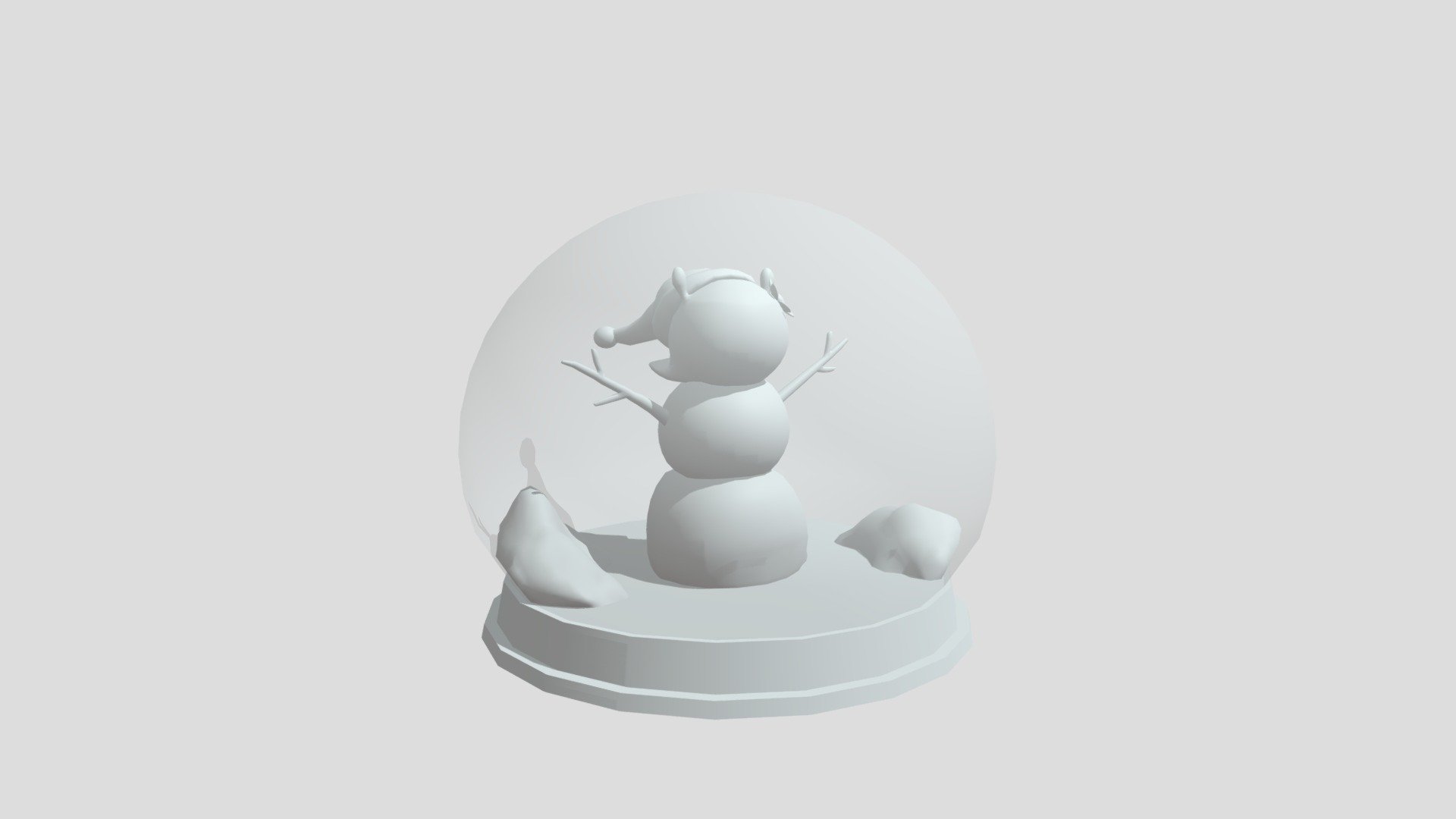 Snowglobe - 3D model by Greta Lundy (@Glundy) [ae439a3] - Sketchfab