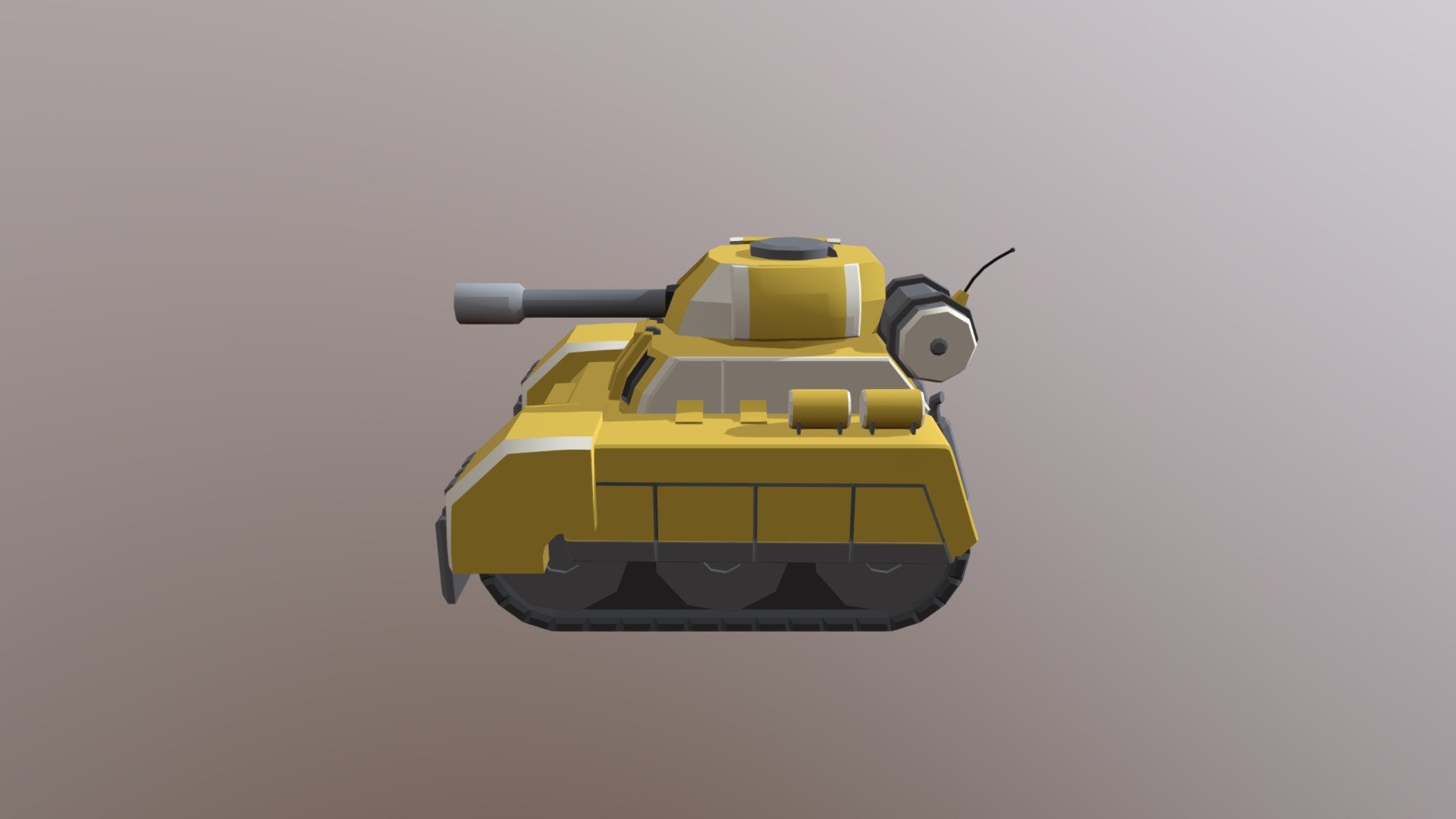 Tank Yellow - 3D model by Tristan Kempen (@vcauxilum) [ae448ab] - Sketchfab