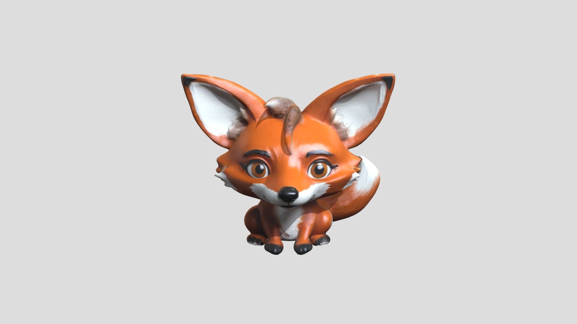 generate a foxy face a little creative - 3D model by shreyakadole ...