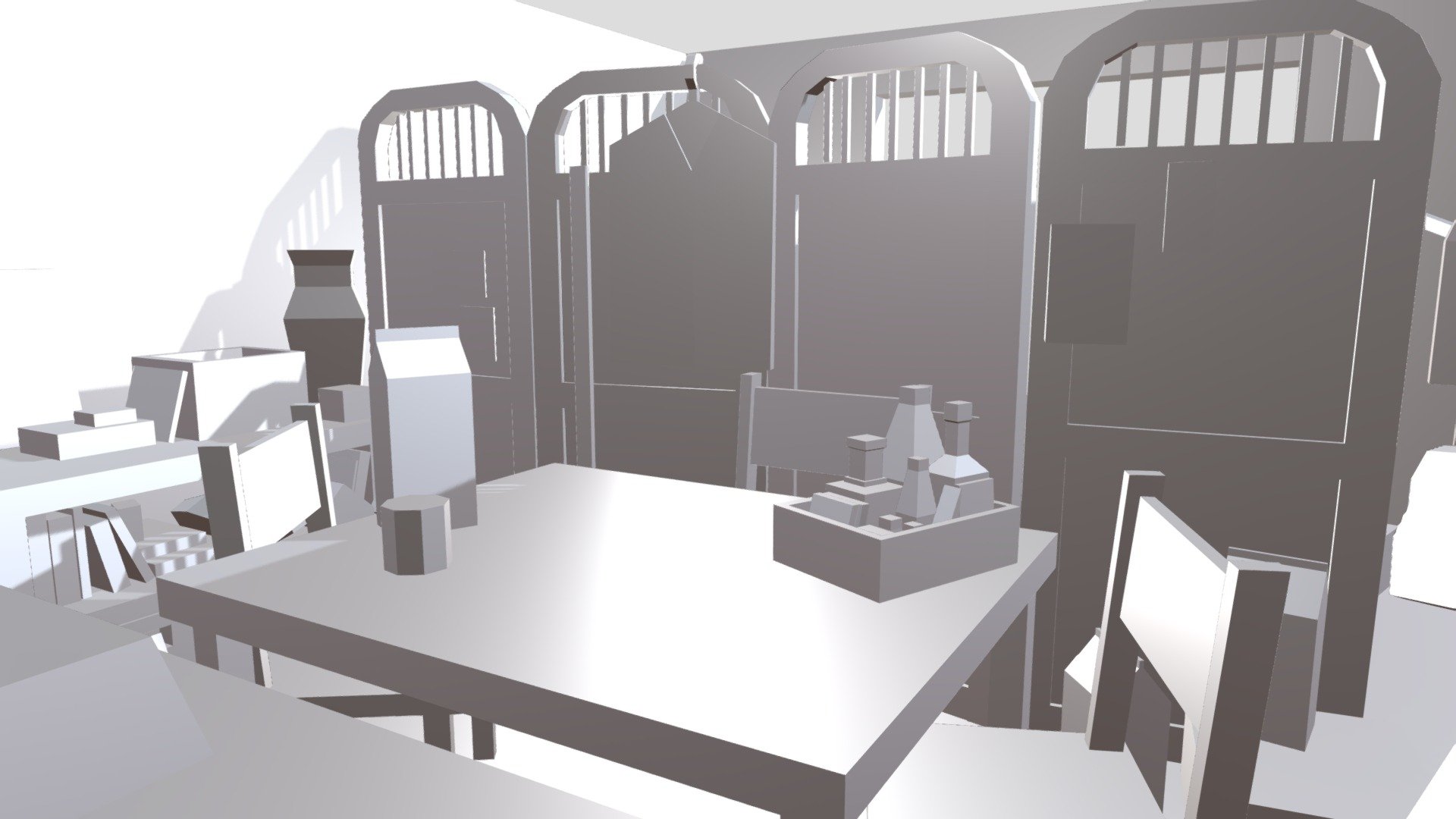 Small Cluttered Apartment - Download Free 3D model by rotibasie ...