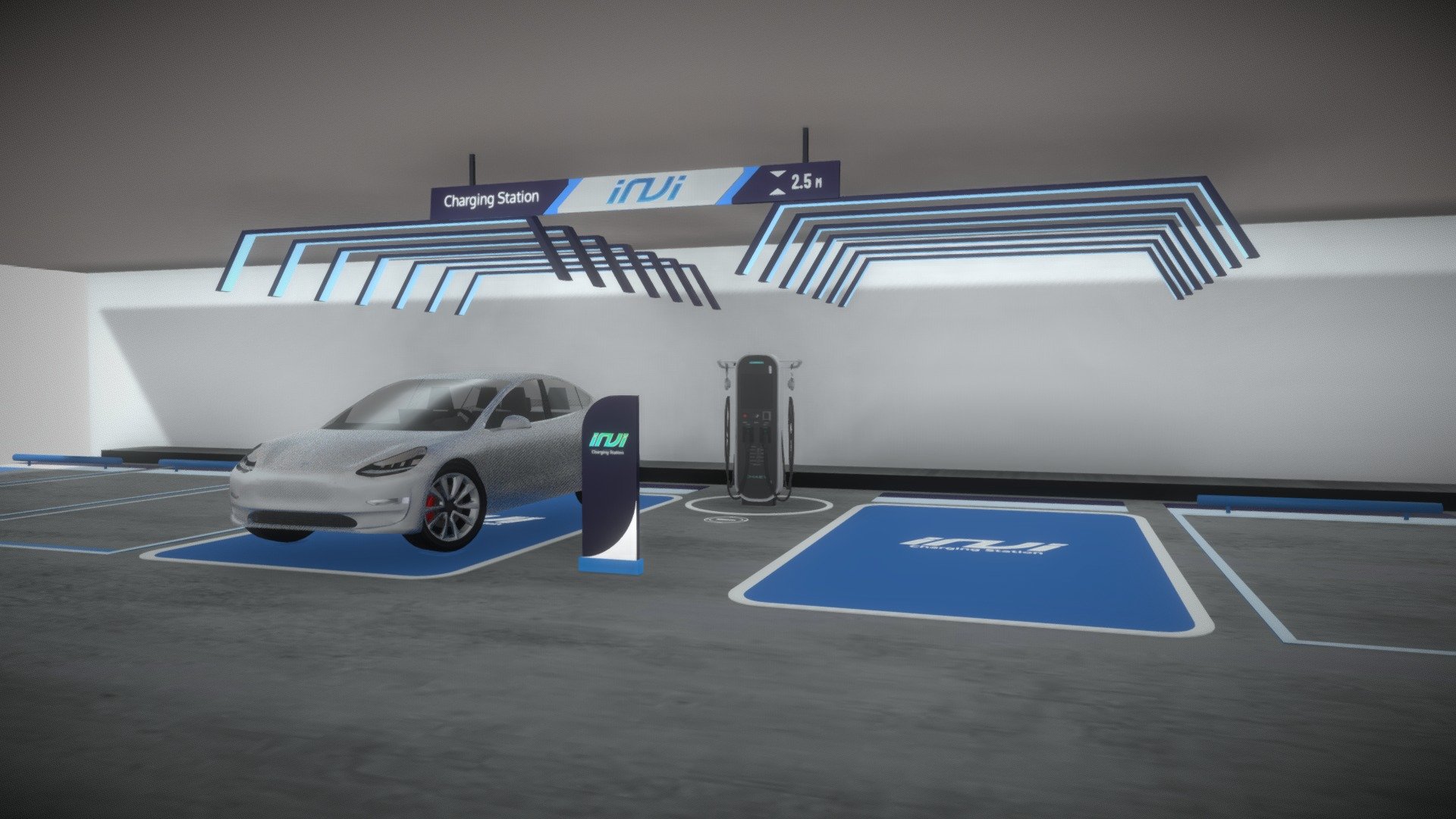 INVI - Charging Station - New Logo - Indoor - 3D model by aliven ...