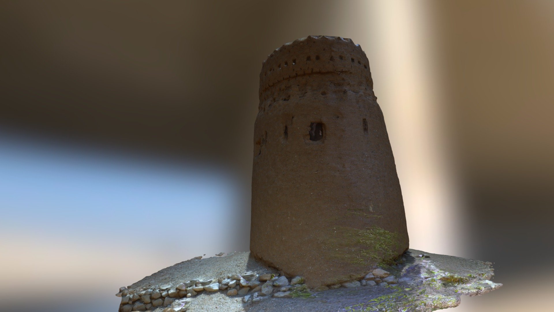 Shimal Tower. - 3D model by bajr [ae46d34] - Sketchfab