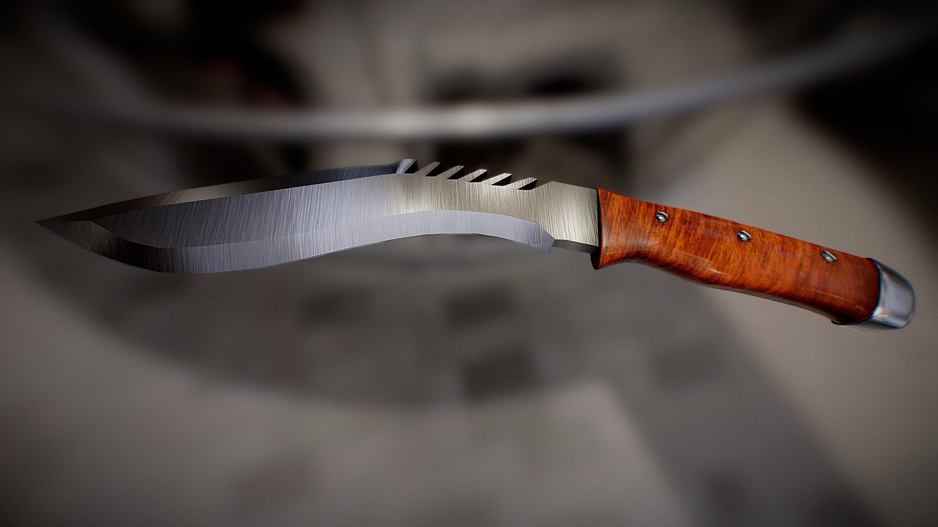 Kukri Knife - Download Free 3D model by ArtOfOrlando [ae4b21c] - Sketchfab
