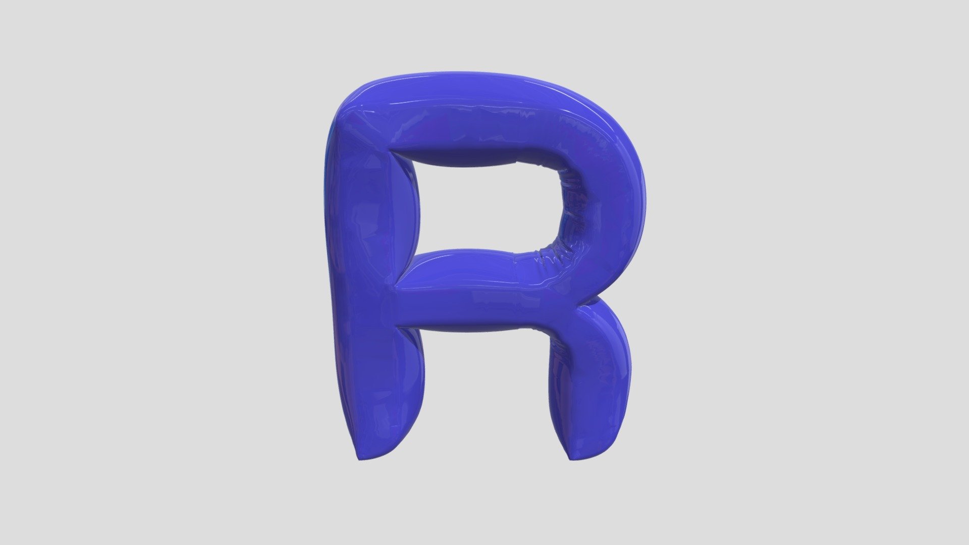 letter R - 3D model by lizanest [ae4b4d2] - Sketchfab