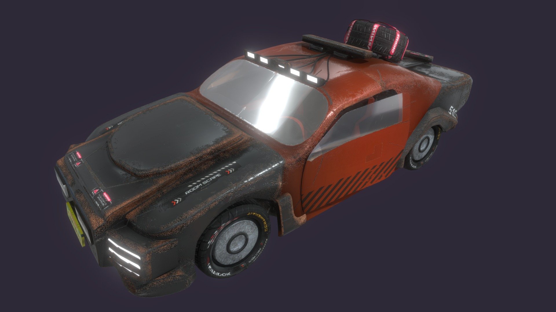 Cyberpunk Car - Download Free 3D model by Mert Tetik (@merttetik ...