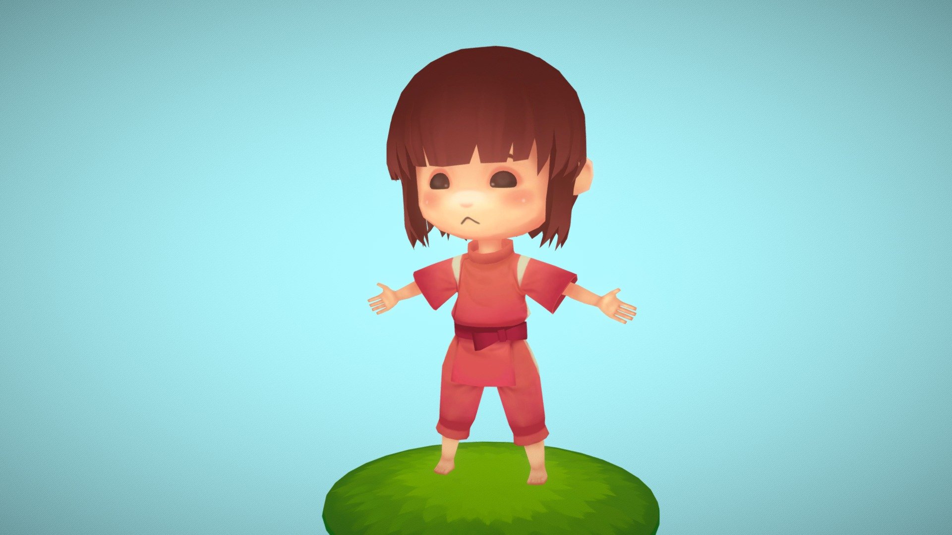 Spirited Away Sen/Chihiro - Download Free 3D model by Jade L (@3levan ...