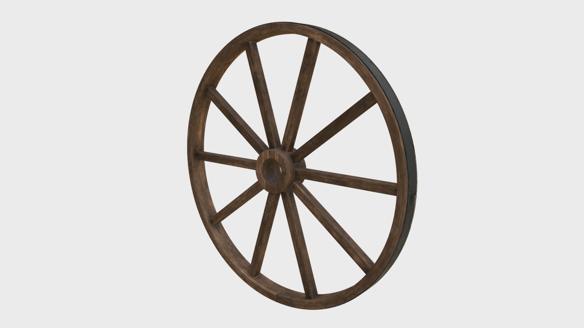 Cart wheel - Buy Royalty Free 3D model by FrancescoMilanese [ae50d72 ...