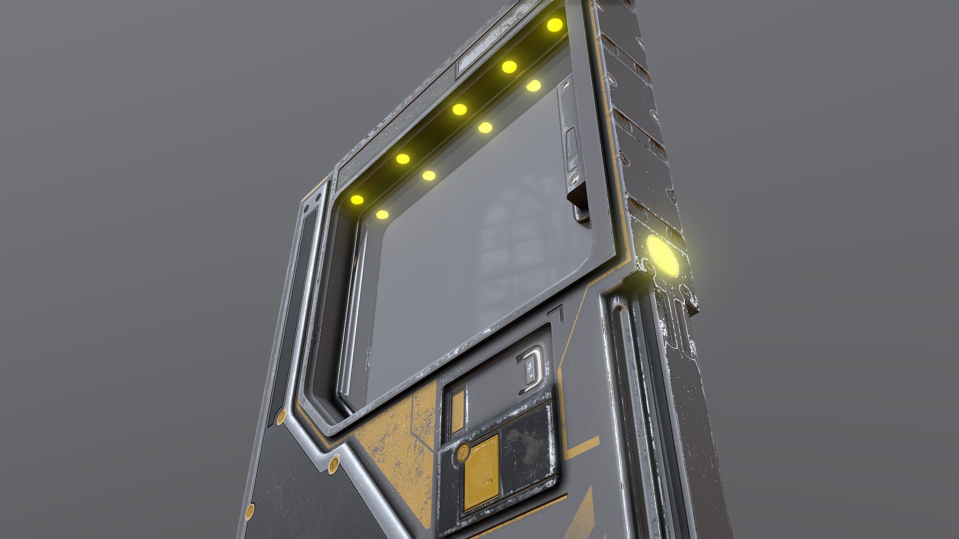 Sci-fi door - 3D model by Vassalli Massimo (@massimovassalli) [ae51c48 ...