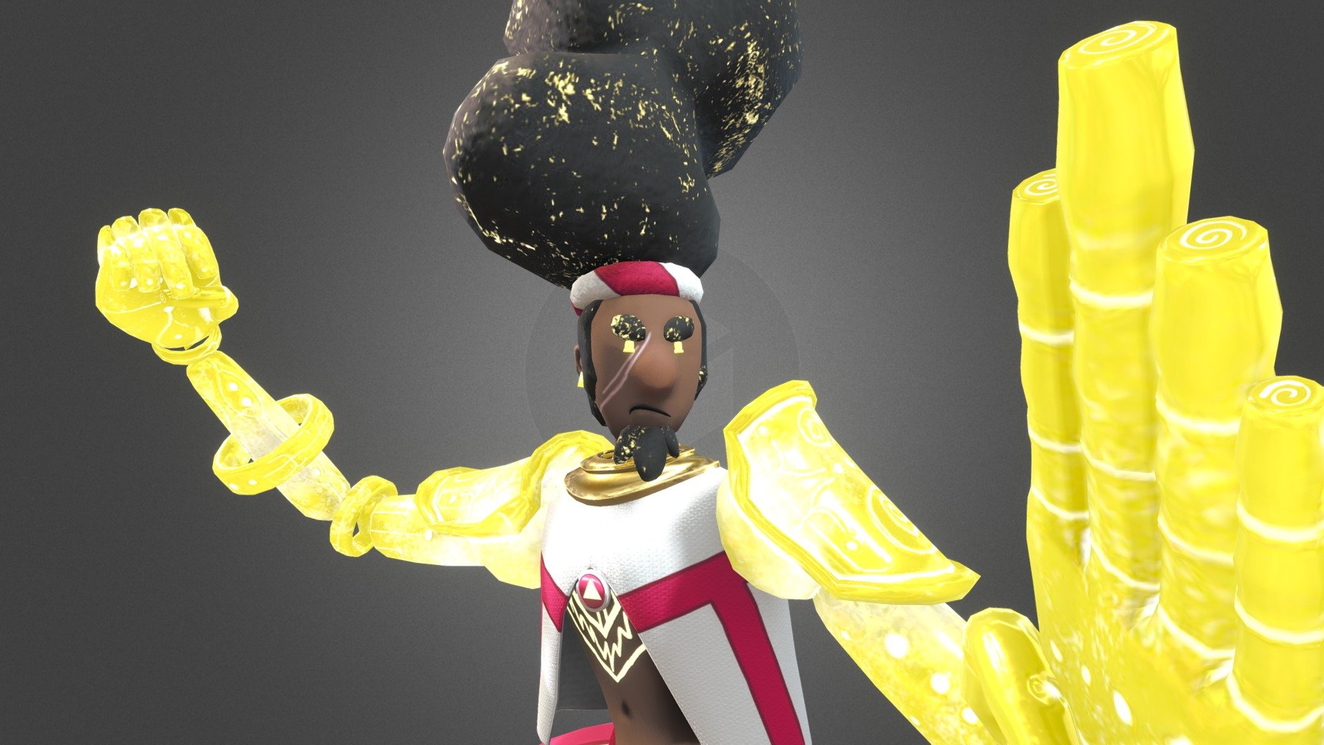 Armless Monk - 3D model by Edvin Borkovskij (@EdvinBorkovskij) [ae52fa0 ...