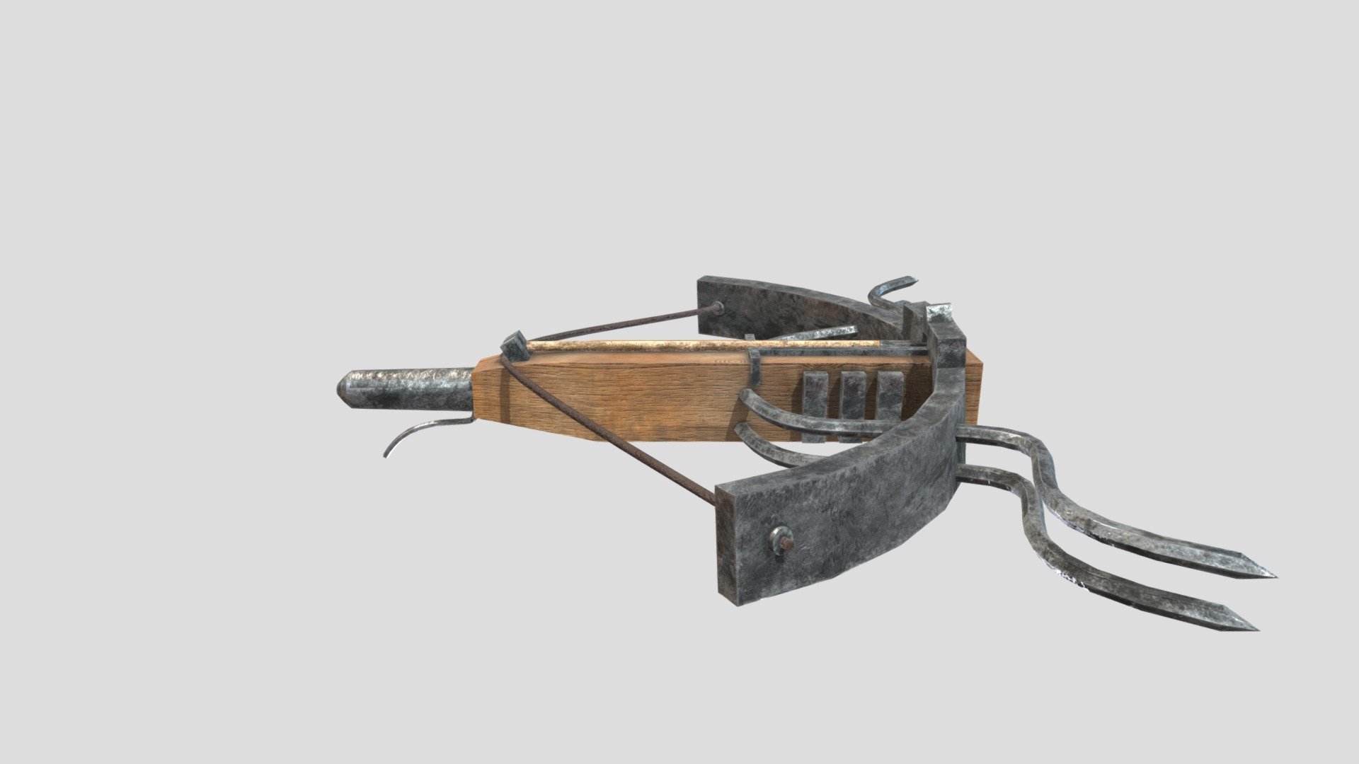 Goblin Cross Bow - 3D model by KodaWowo [ae535af] - Sketchfab