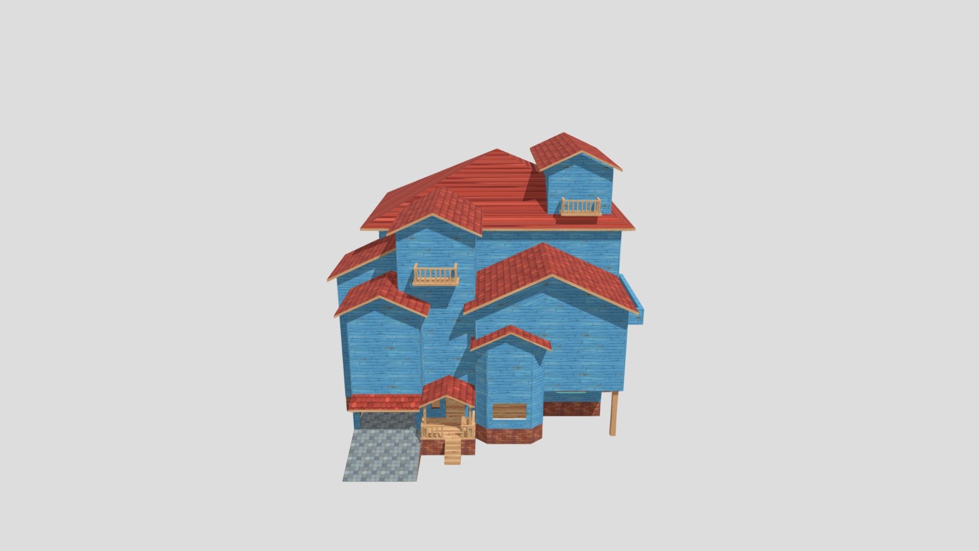 Hello Neighbor House Pre- Alpha - Download Free 3D model by ...