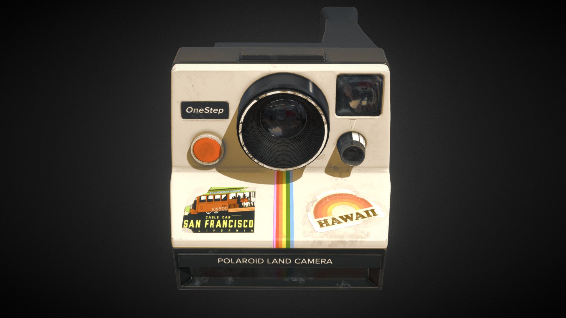 Polaroid OneStep Camera 1977 - 3D model by SamuelTosi [ae53eb8] - Sketchfab