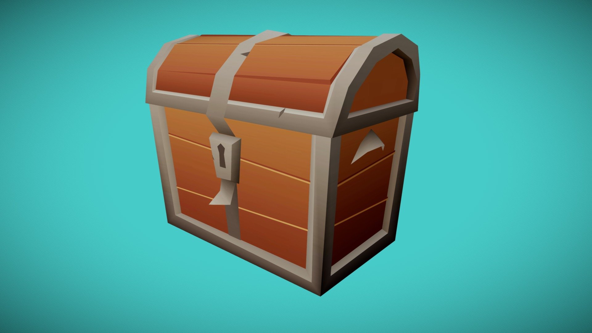 Lowpoly test-chest - 3D model by PetraS. [ae54984] - Sketchfab