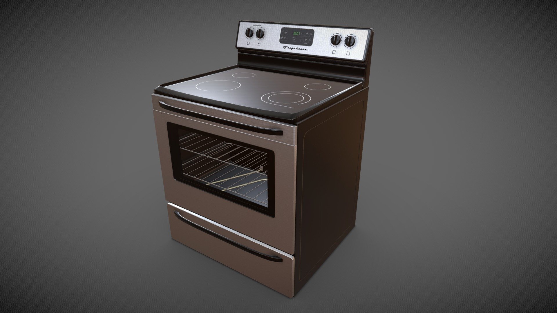 Stove Frigidaire - Buy Royalty Free 3D model by fade_to_black [ae55392 ...