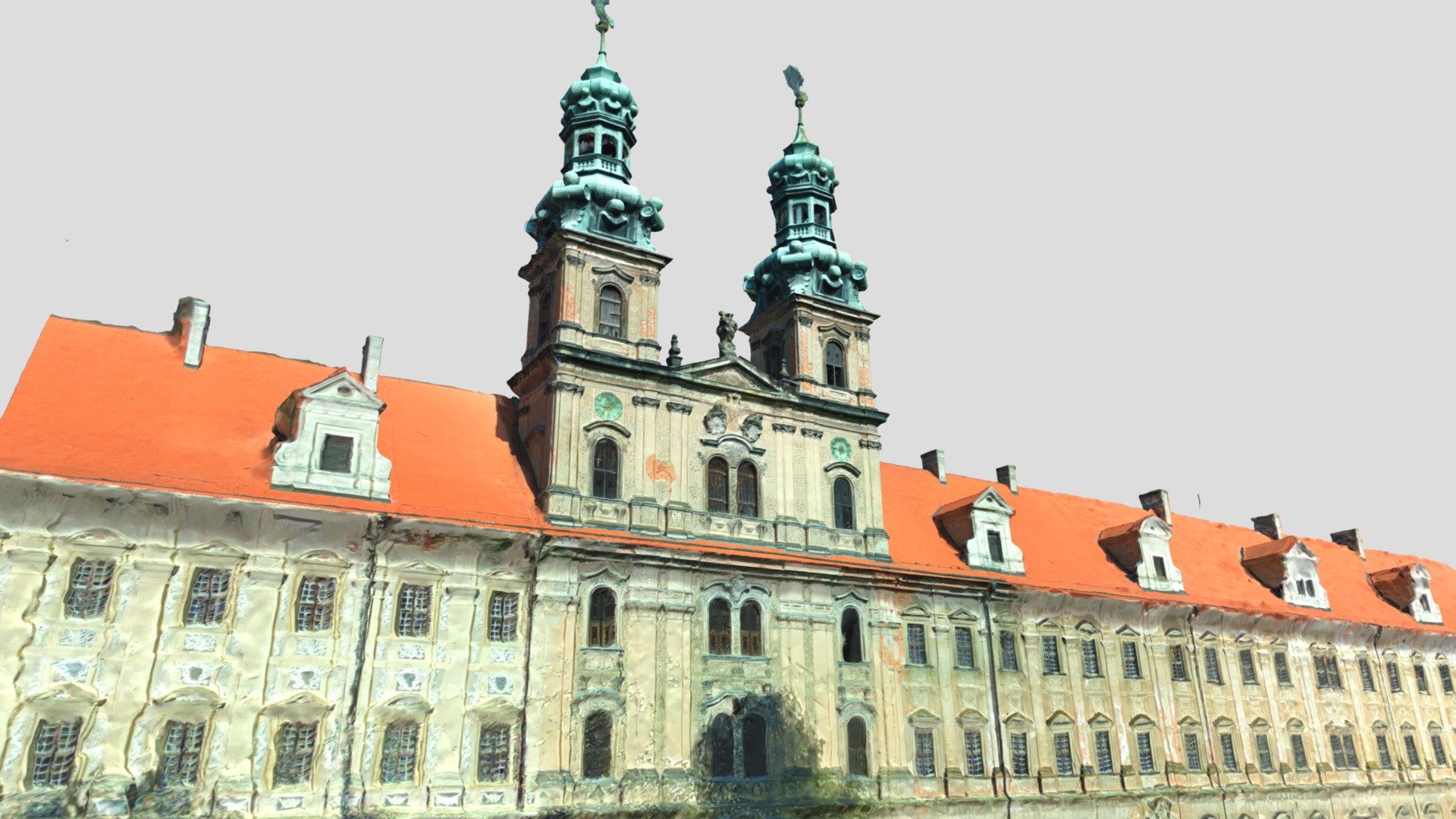 Lubiaz Monastery - Towers - 3D model by iviz (@tycjan71) [ae5599e ...