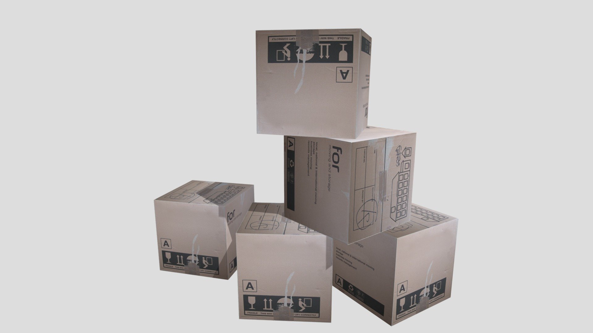 more box - 3D model by Yu An (@101025annie) [ae55c49] - Sketchfab