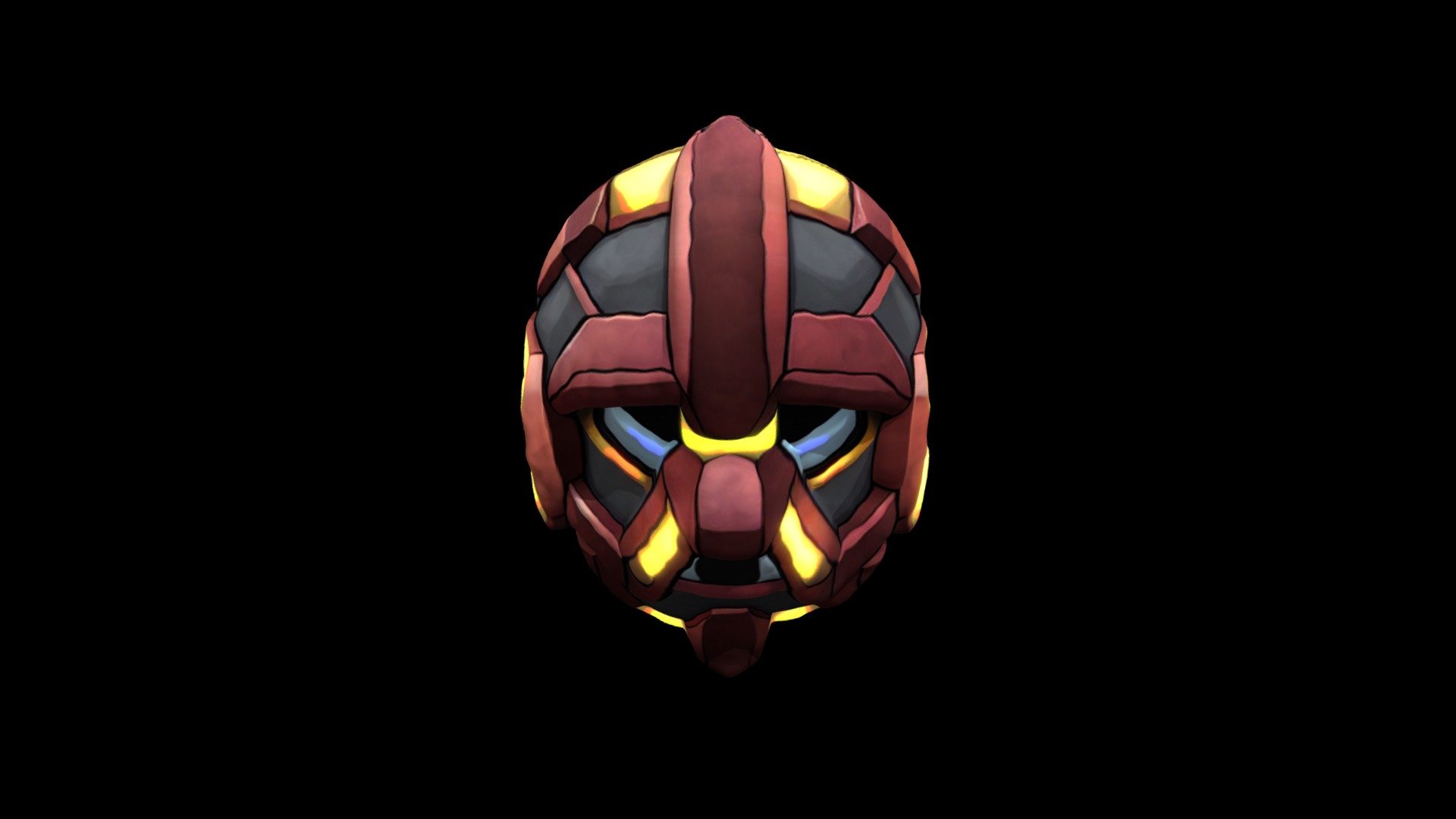Helmet Mask Robot Cartoon 101 - Download Free 3D model by klrxyz ...