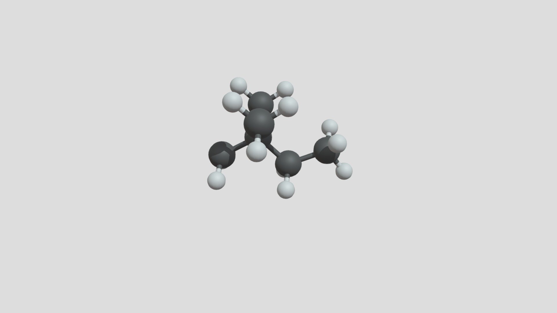 2,2-dimethylbutaan - Download Free 3D model by thomasmarianum [ae5680c ...
