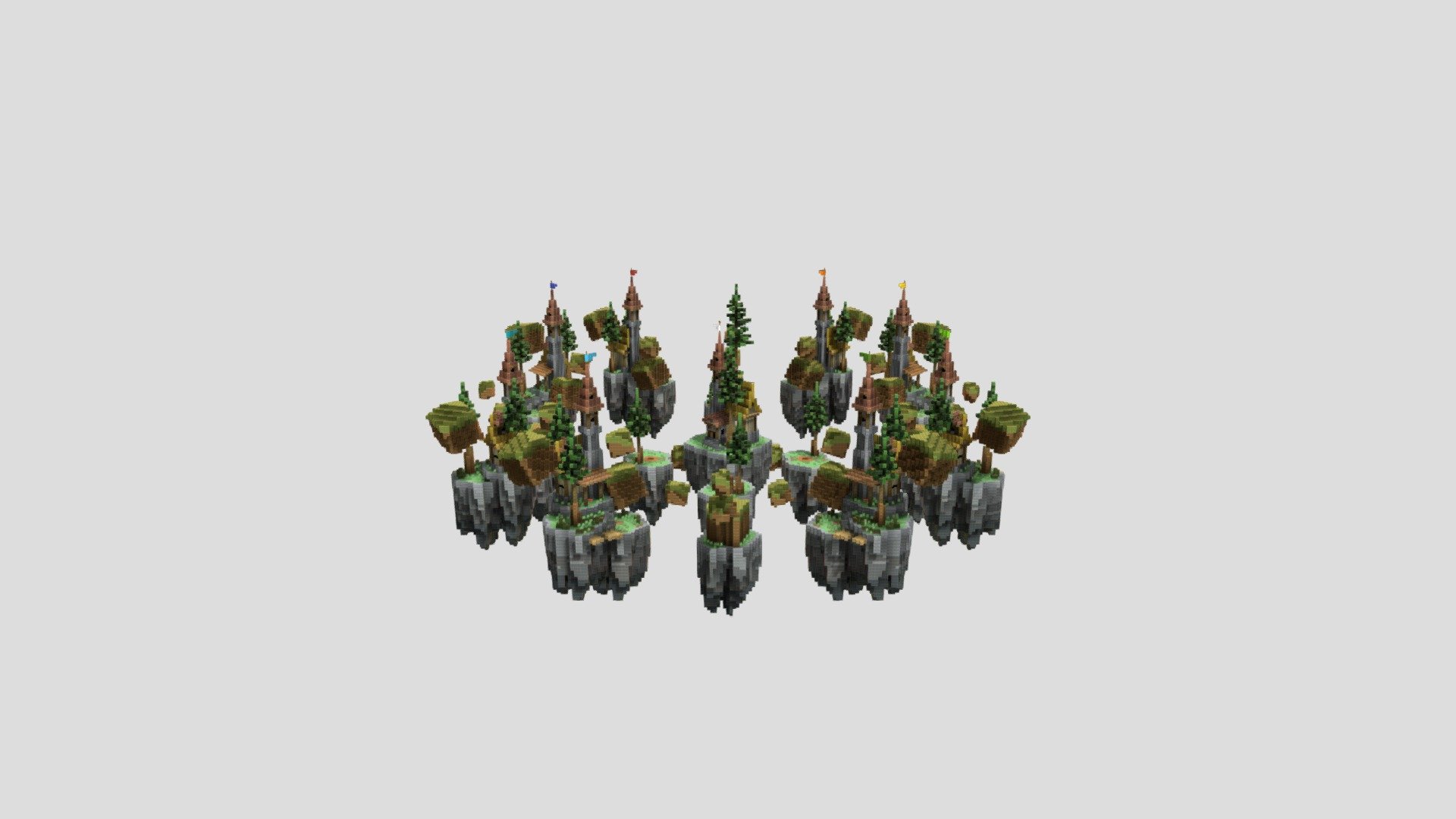 PixelMine | 4 Bedwars Maps 4 - 3D model by Pixel Mine (@pixelminestudio) [ae5807f] - Sketchfab