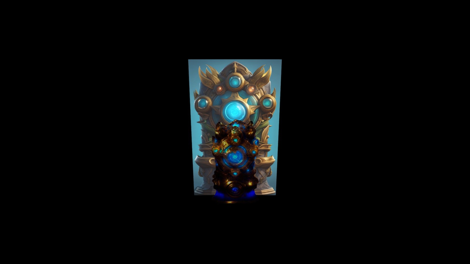 Ancient Steampunk Statue An ancient steampunk - Download Free 3D model ...
