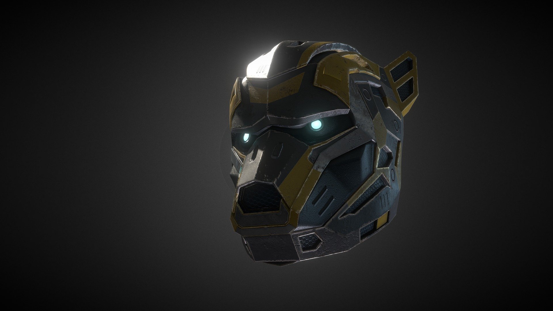 FHS_Helmet_001 - 3D model by Kinetic Video Productions ...
