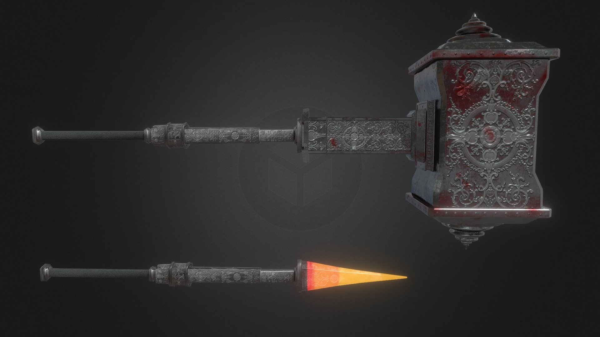 Detachable hammer - Download Free 3D model by Zerostyle (@hoanganh ...