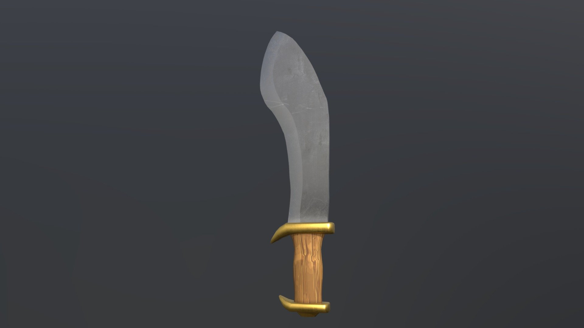 Kukri - Download Free 3D model by Oscar Goldsworthy (@oscargoldsworthy ...