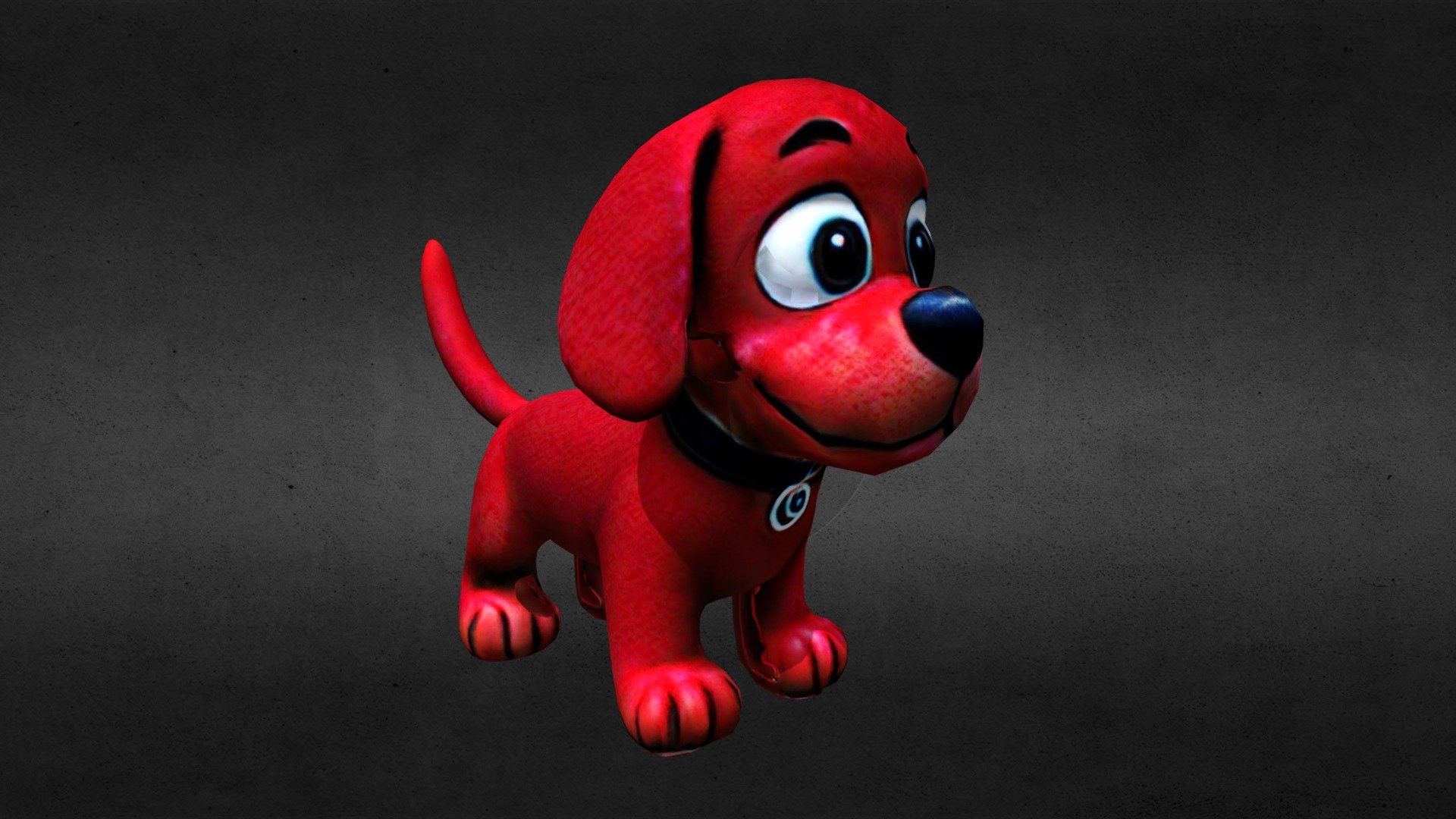 Big Red Dog - Buy Royalty Free 3D model by GAM3D (@gam3d.engine ...