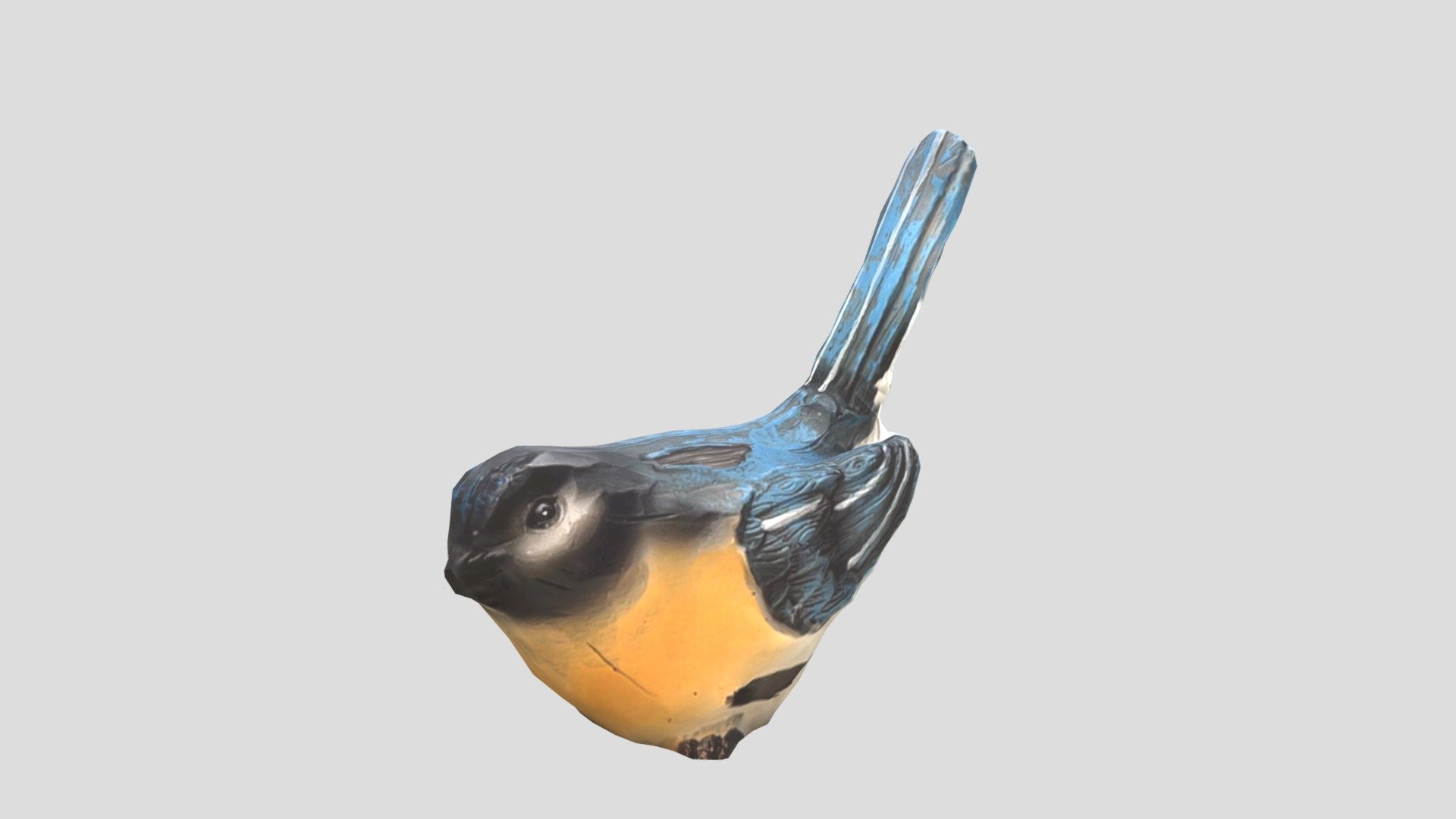 Bird (Blue) - Download Free 3D model by David Wigforss (@dwigfor) [ae5a5db] - Sketchfab