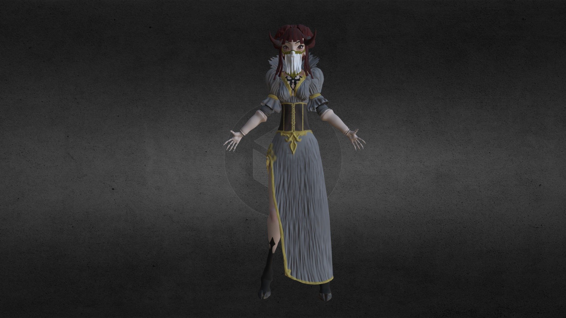 Elizabeth - Standard tenue - 3D model by Raven13080 [ae5ac2a] - Sketchfab