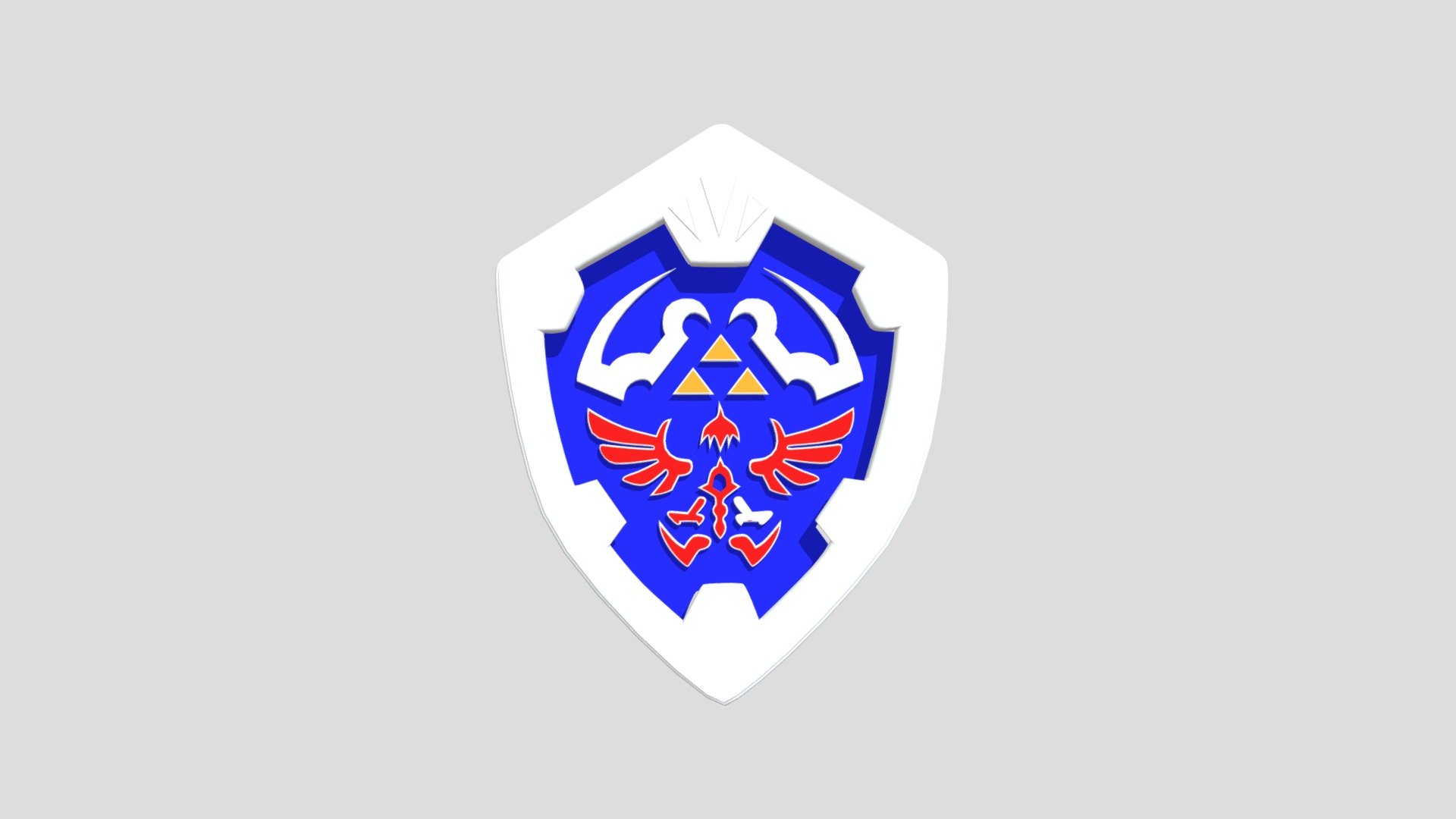 Escudo De Link/shield hyrule - Download Free 3D model by osore_to ...
