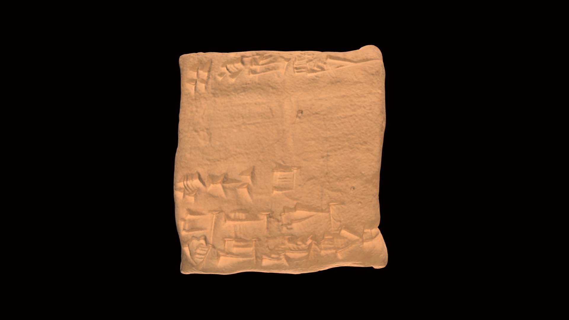 Cuneiform Tablet HMANE1899.2.76 - 3D model by Harvard Museum of the ...