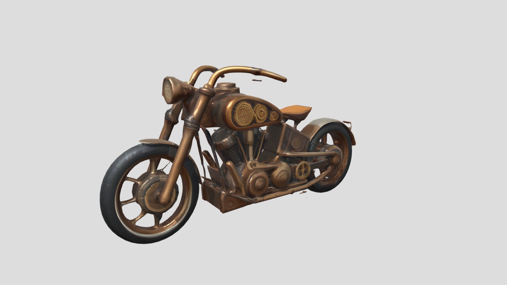 Vintage Steampunk Racer & Motorcycle Collection - 3D model by Vishnu ...