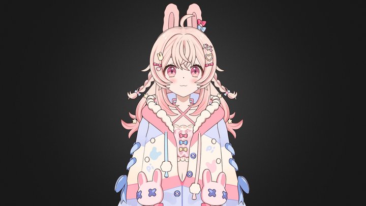 V-tuber 3D models - Sketchfab