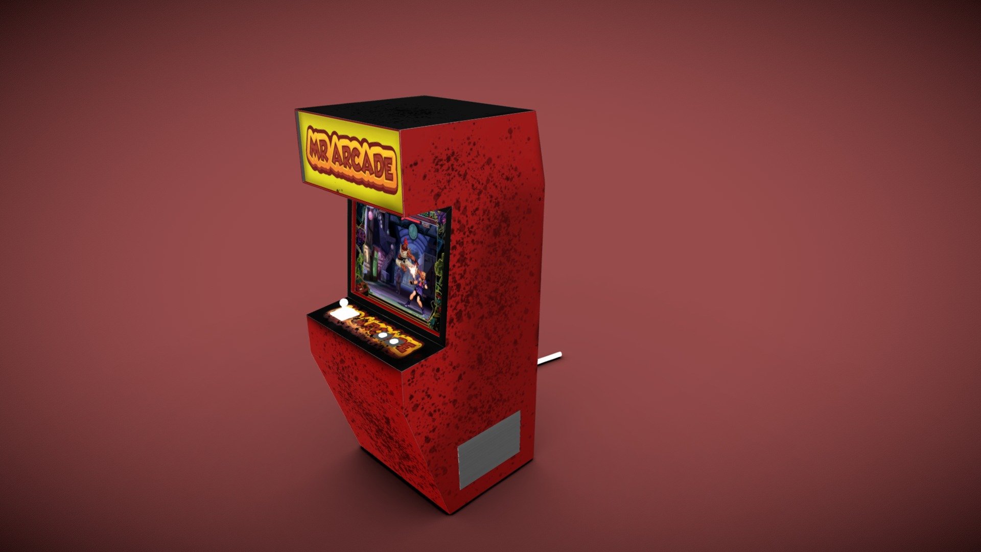 ArcadeMachine - 3D model by Myjato [ae5e7a3] - Sketchfab