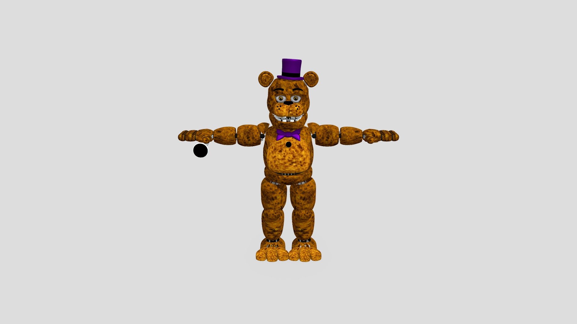 Unwithered Fredbear - Download Free 3D model by vtreed1975 [ae5eced] - Sketchfab