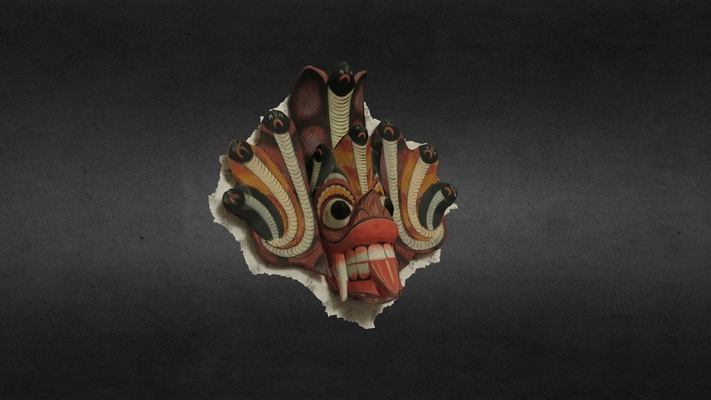 Naga Raksha mask - 3D model by Ela (@3bunjen4) [ae5fadb] - Sketchfab