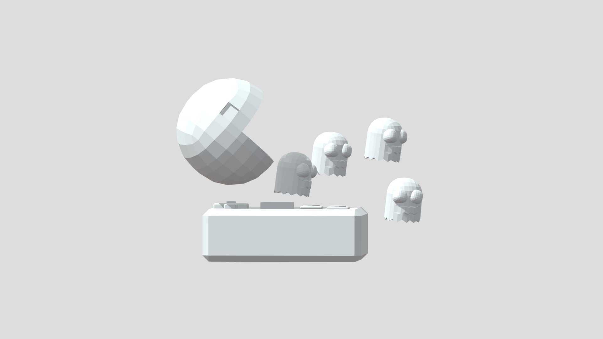 Pacman - Download Free 3D model by karmaashi [ae60e7a] - Sketchfab