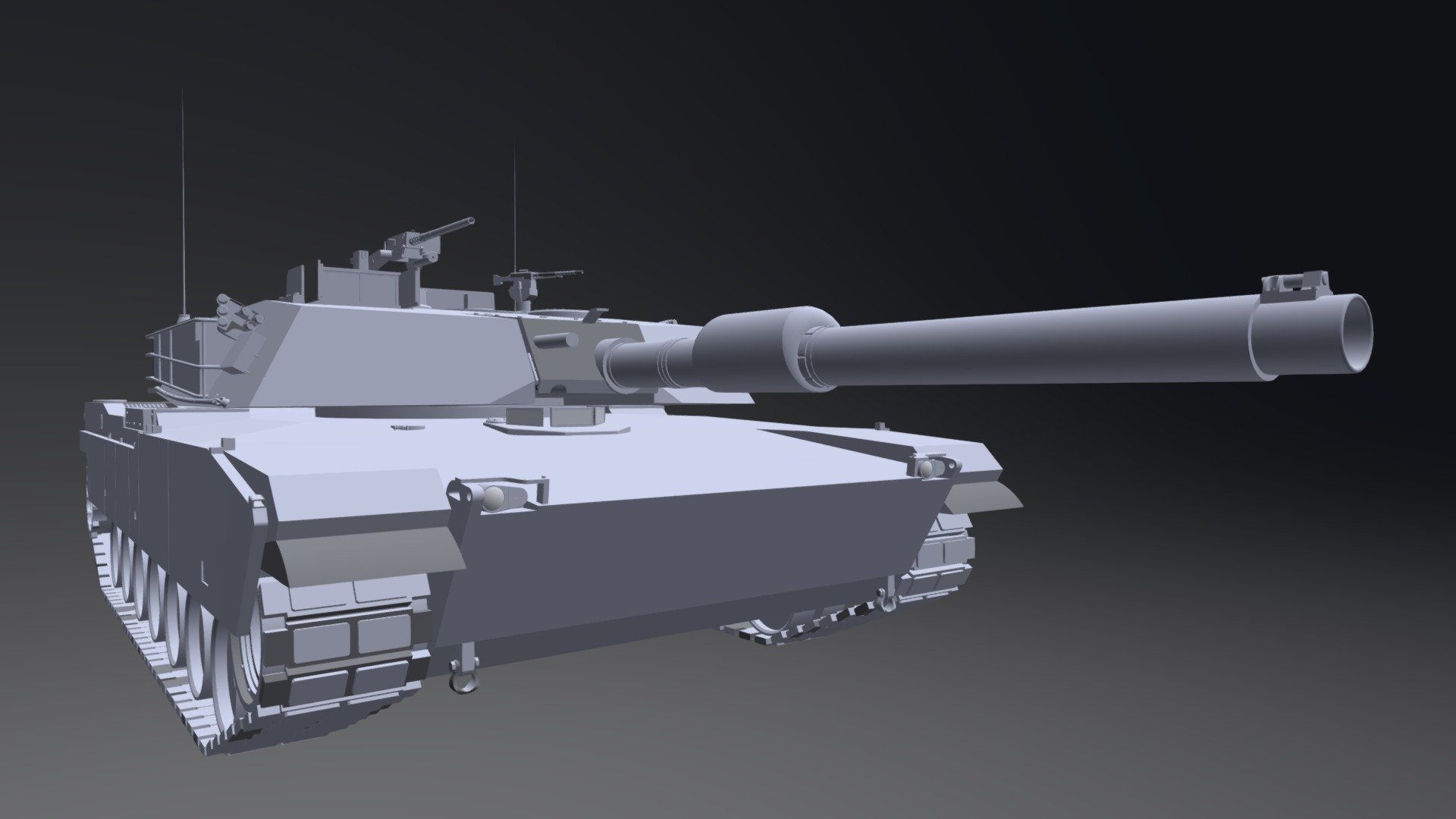 US Army M1A1 MBT - 3D model by callbusy [ae628fe] - Sketchfab