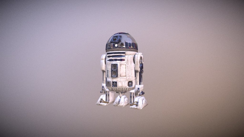 R2D2 - 3D model by catanddave [ae650a8] - Sketchfab