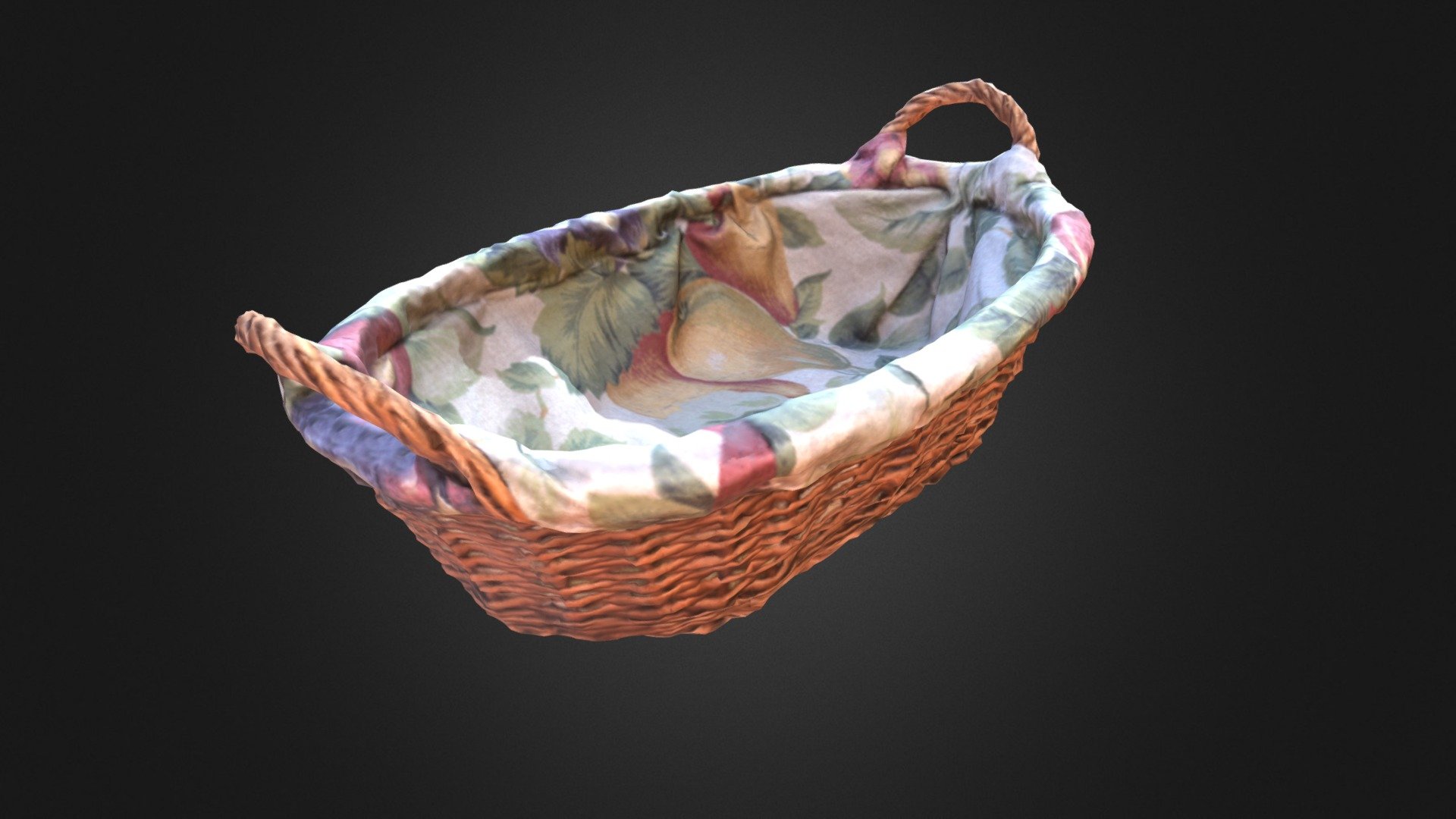 Food Wicker Basket - Buy Royalty Free 3D model by SP_3D [ae680aa ...