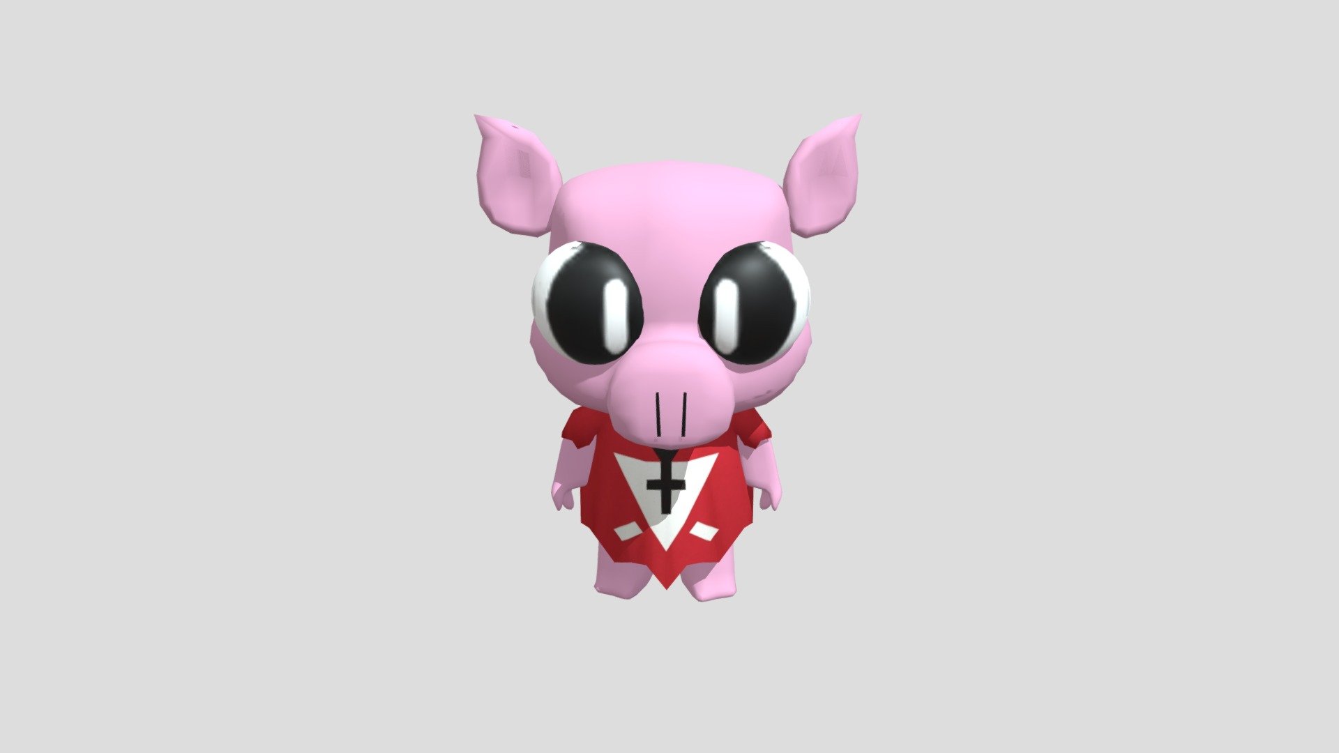 Cult of the lamb: Pig - 3D model by Arjun_Mahendaran [ae6a972] - Sketchfab