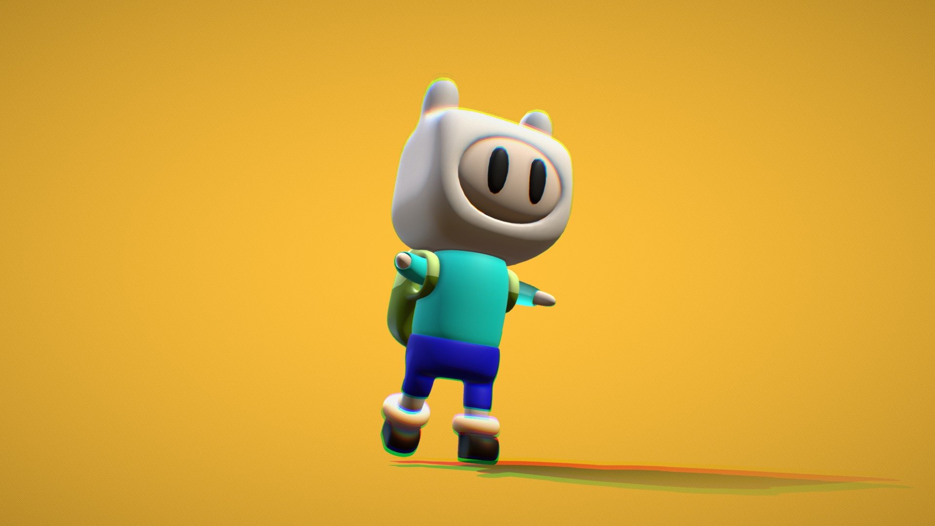 Finn | Adventure Time - 3D model by Felipe Garcia (@fgarcia152202 ...