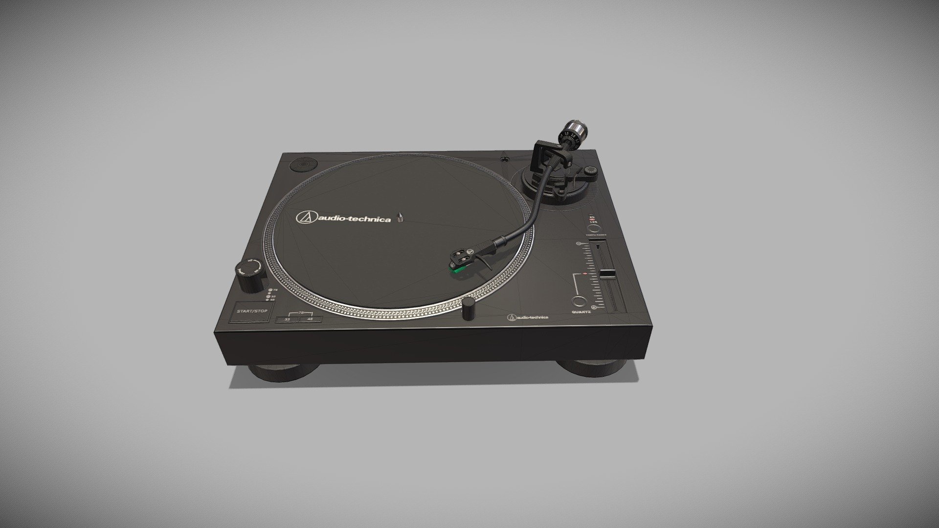 Vinyl Record Player - 3D model by borgog [ae6bfc9] - Sketchfab