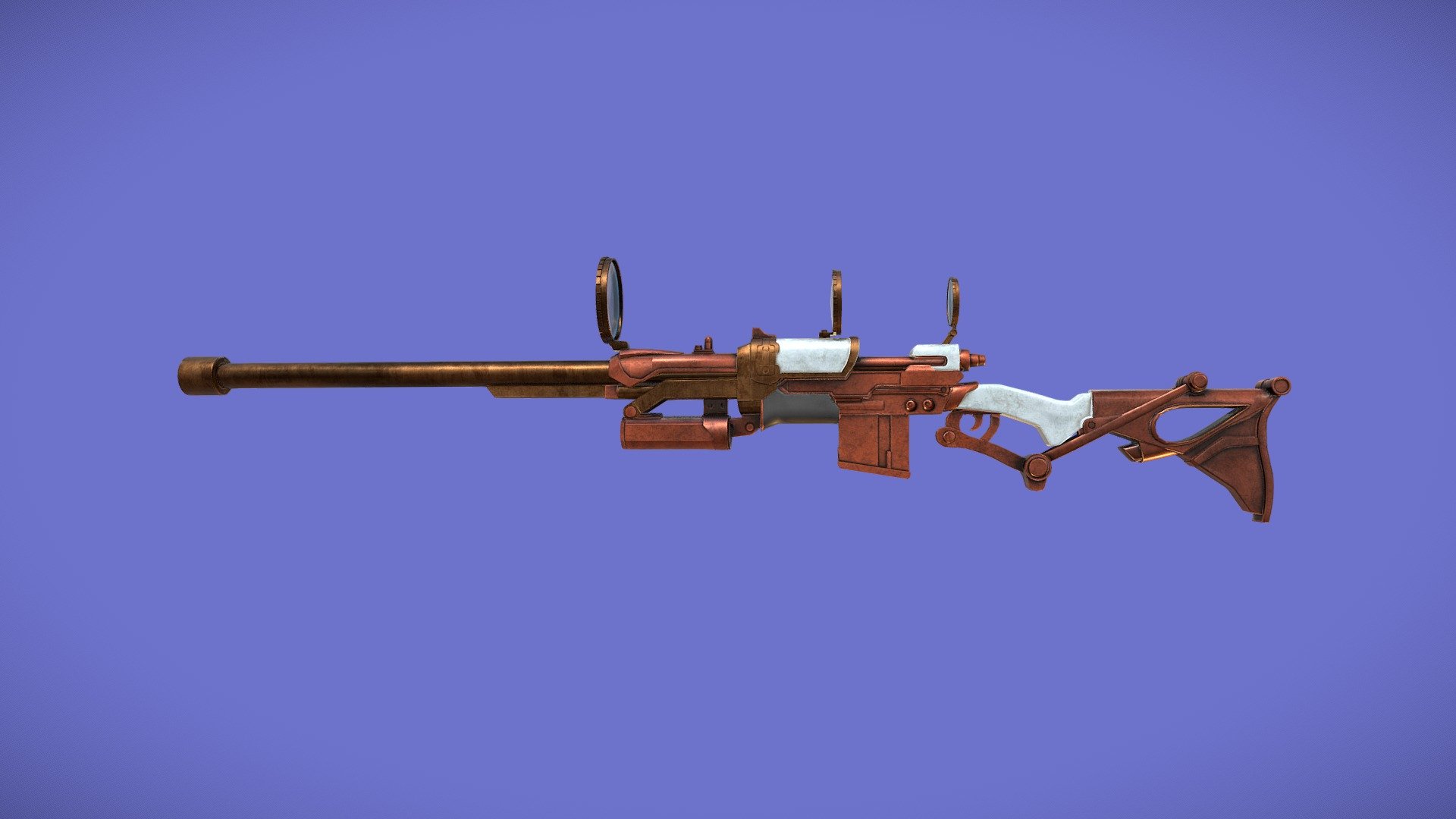 Stylized Gun - Download Free 3D model by Aniki_art (@alfala) [ae6d79a ...